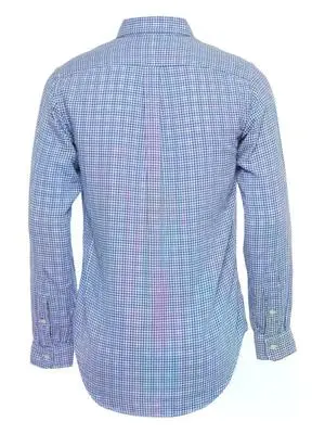 Polo Ralph Lauren Gingham Cotton Shirt - Blue