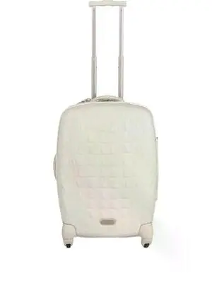 Alexander McQueen X Samsonite Four-wheel Suitcase - White