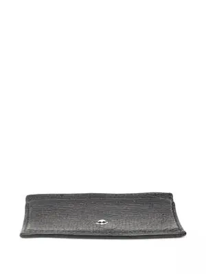 Montblanc Leather Embossed Cardholder - Black
