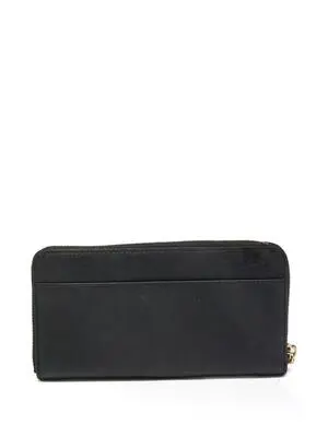 Dkny Pre-owned Zip-around Leather Wallet - Black