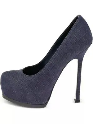 Saint Laurent 140mm Denim Pumps