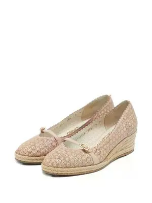 FERRAGAMO 50mm Perforated Espadrilles