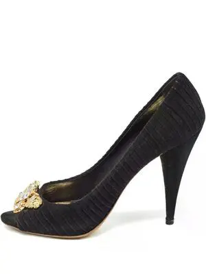 Miu Miu 120mm Peep-toe Crystal-embellished Pumps