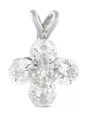 LB EXCLUSIVE Platinum Diamond Pendant - Silver