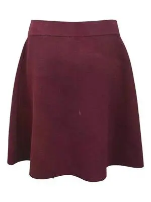 Sandro Asymmetric Decorative-button Mini Skirt