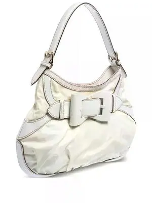 Gucci Buckle-detail Shoulder Bag - White