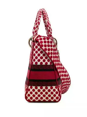 Dior Lady D-lite Handbag - Red