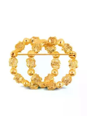 SUSAN CAPLAN 1980s Wreath Brooch