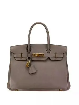 Hermès 2017 Epsom Birkin Retourne 30 Handbag - Brown