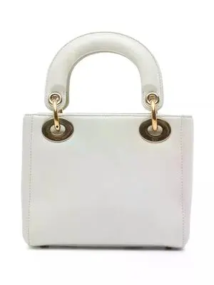 Dior 2018 Dioramour Mini Lady Satchel - White