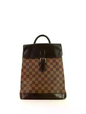 LOUIS VUITTON Damier Ebene Soho Backpack