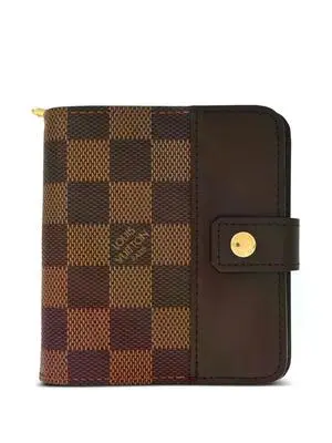 LOUIS VUITTON 2005 Compact Wallet - Brown