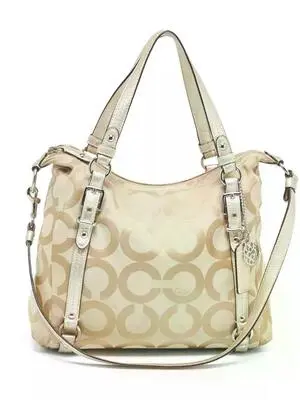 COACH® Monogram Logo Tote Bag - Neutrals
