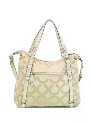 COACH Monogram Logo Tote Bag