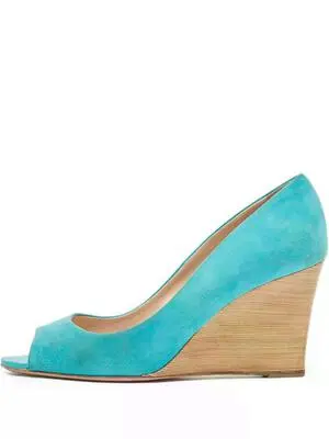 TOD'S 110mm Peep-toe Wedge Pumps