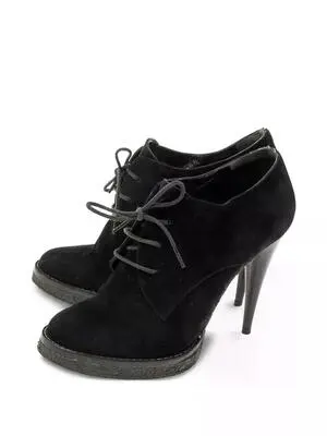 Balenciaga Lace-up Suede Booties