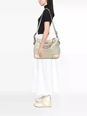 Loewe Anagram Canvas Satchel