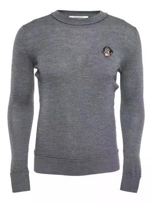 Givenchy Embroidered Wool Sweatshirt - Grey