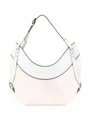 Gucci Gg Canvas Hobo Bag - White