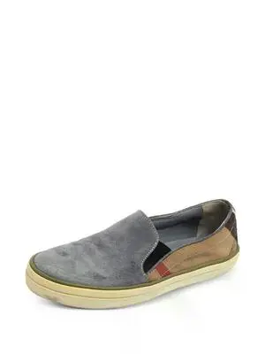 Burberry Suede Slip-on Sneakers