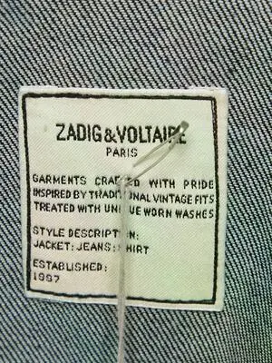 Zadig&Voltaire Buttoned-front Denim Jacket