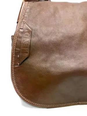 Fendi 2010s Leather Messenger Bag
