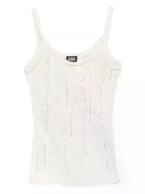 Gianfranco Ferre 2000s Open-knit Tank Top