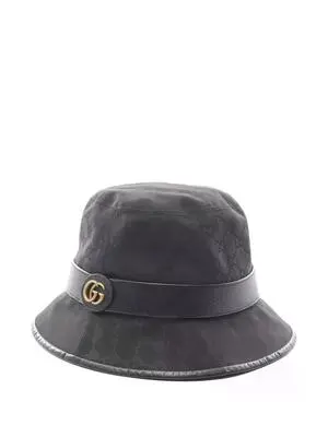 Gucci Gg Canvas Bucket Hat - Black