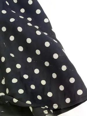 Celine Polka-dot Silk Skirt