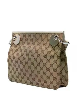 Gucci Gg Canvas Eclipse Crossbody Bag - Brown