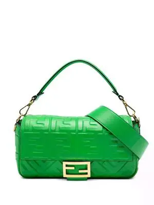 Fendi Embossed Shoulder Bags