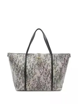 Dolce & Gabbana 2000s Lace Pattern Tote Bag