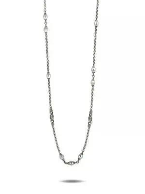 SCOTT KAY Sterling Pearl-embellished Necklace - Silver