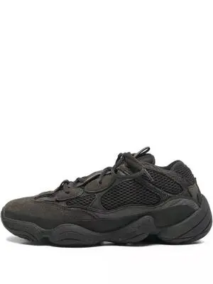 ADIDAS X YEEZY 500 Mesh-paneled Sneakers - Black