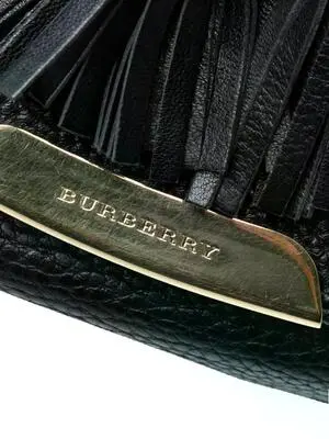 Burberry Grained Leather Maydown Shoulder Bag