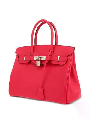 Hermès Birkin 30 Leather Handbag - Red