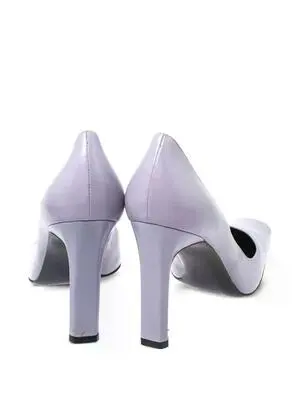 Casadei Leather Square-toe Pumps