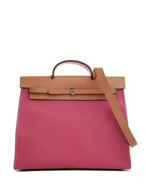 Hermès 2012 Herbag Zip 39 Satchel - Brown