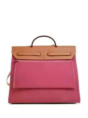 Hermès 2012 Herbag Zip 39 Satchel - Brown