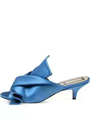 N°21 55mm Satin Knotted Sandals