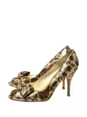 STUART WEITZMAN Leopard-print Heeled Pumps