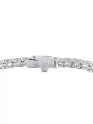 LB EXCLUSIVE 14k Gold Diamond Tennis Bracelet - White