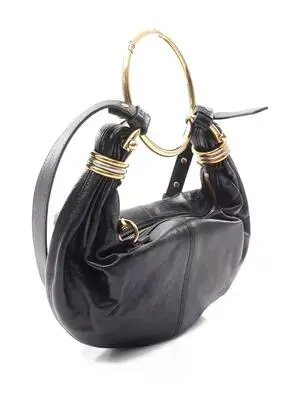 Chloé Bracelet Leather Handbag - Black