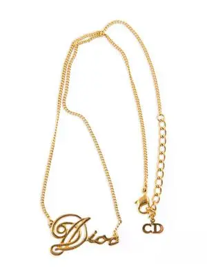 Dior 2000s Logo Necklace