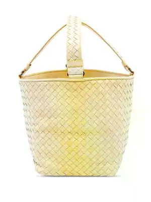 Bottega Veneta 2009 Nappa Intrecciato Nuance Bucket Bag - Yellow