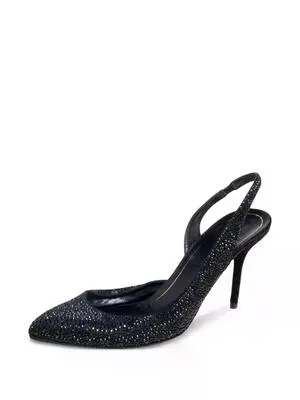 Gucci 90mm Rhinestoned Pumps