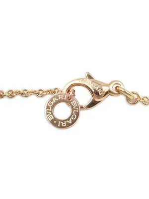 BVLGARI 18k Rose B.zero1 Diamond Necklace