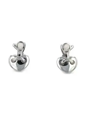 CHAUMET 18k White Gold Lien Clip-on Earrings