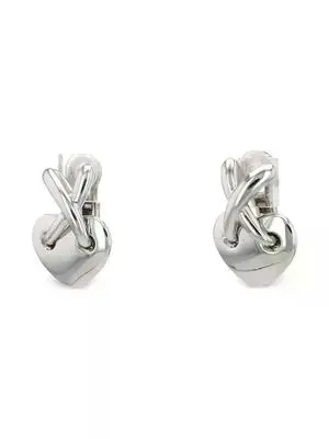 CHAUMET 18k White Gold Lien Clip-on Earrings