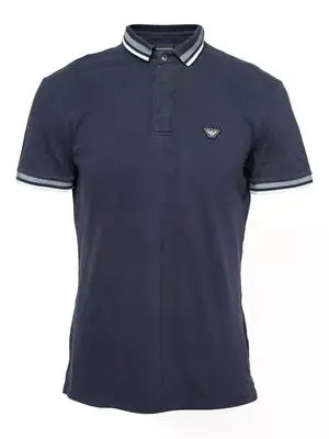 Emporio Armani 2024 Logo Cotton Polo Shirt